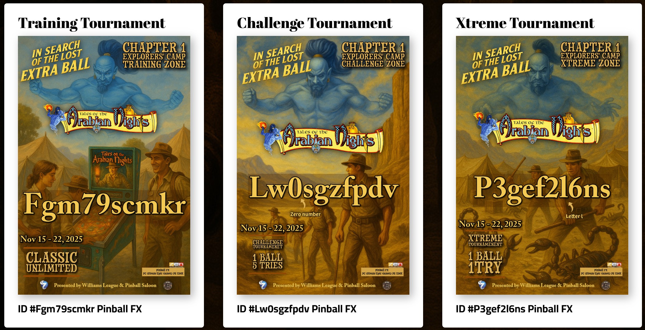 Extra Ball Chapter 1 Camp - Pinball Saloon